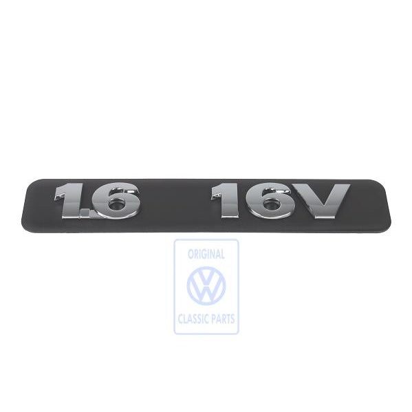 1.6 16V Engine Cover Badge Golf/Jetta Mk4 – Best VW Parts