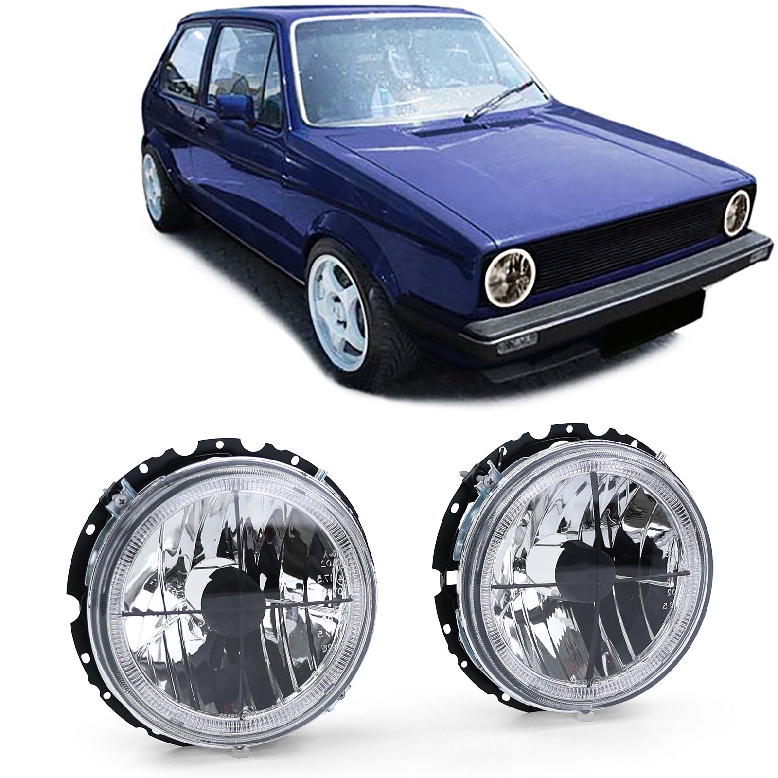 Angel Eye Headlight Set Golf Mk1 – Best VW Parts