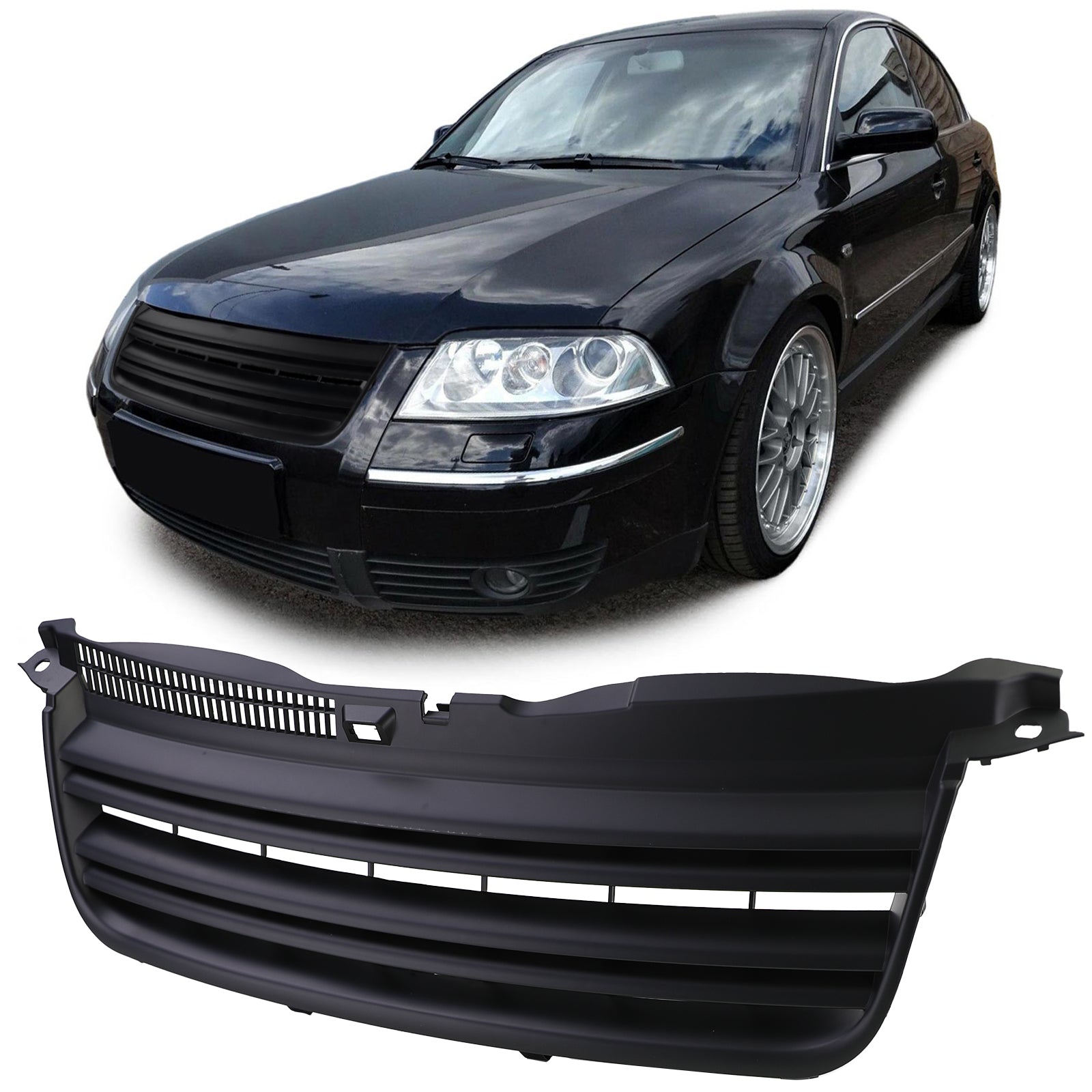 Double Bar Badgeless Grill Passat B5.5 – Best VW Parts