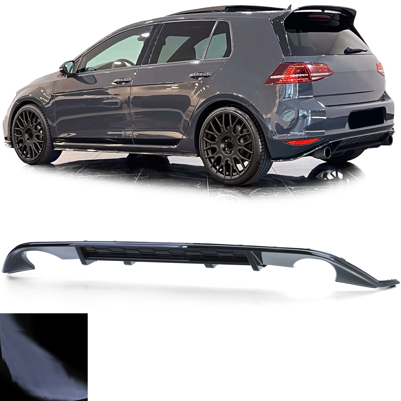 Rear Diffusor Splitter Golf Mk7 GTI (Pre-Facelift) – Best VW Parts