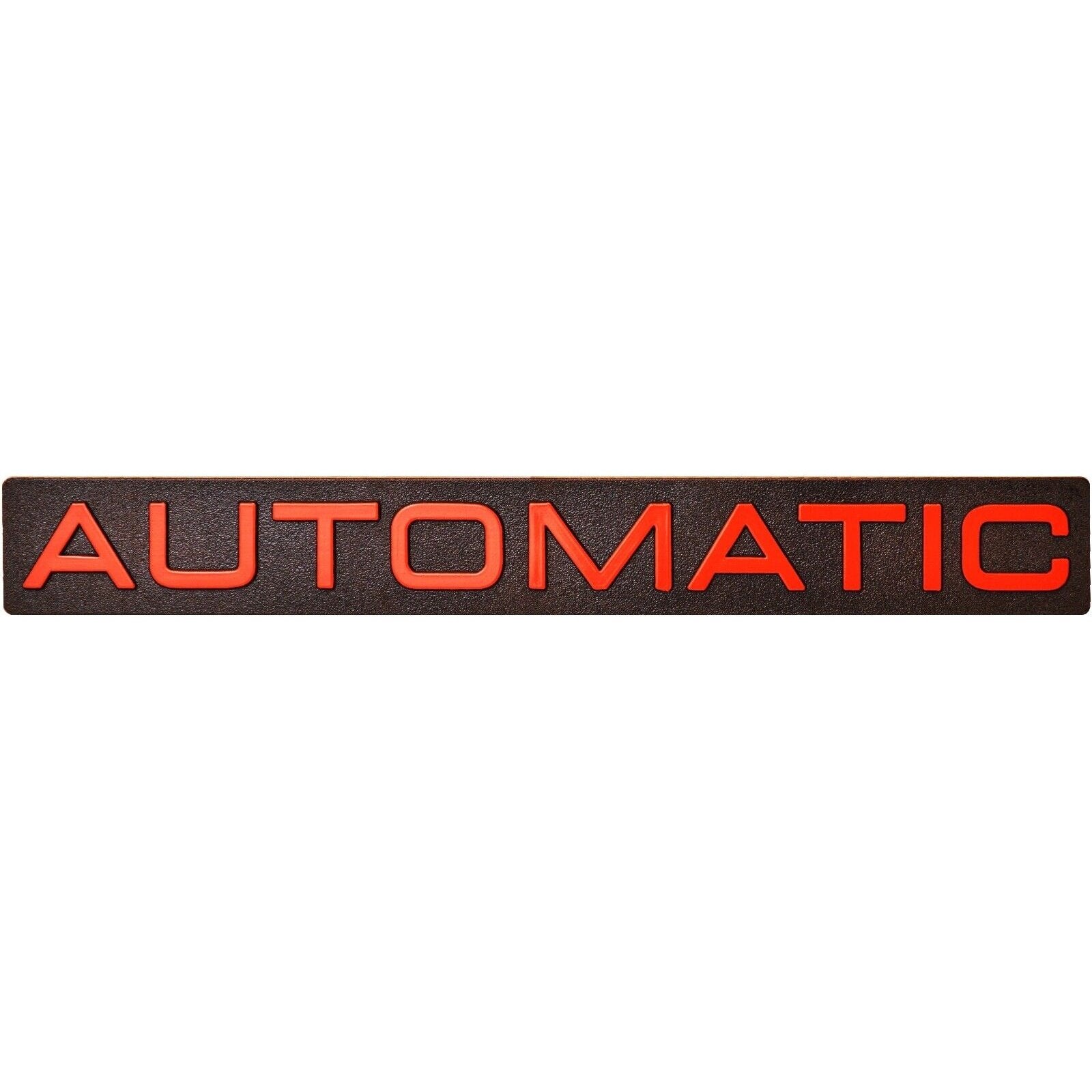 Red Automatic Badge – Best VW Parts