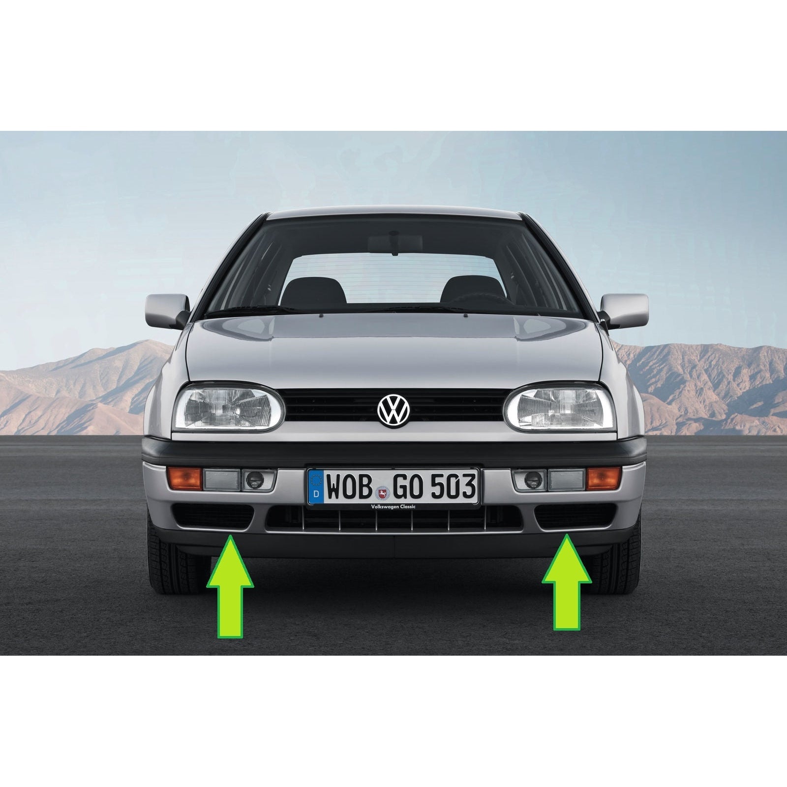 Front Bumper Lower Girll Set Golf Mk3 – Best VW Parts