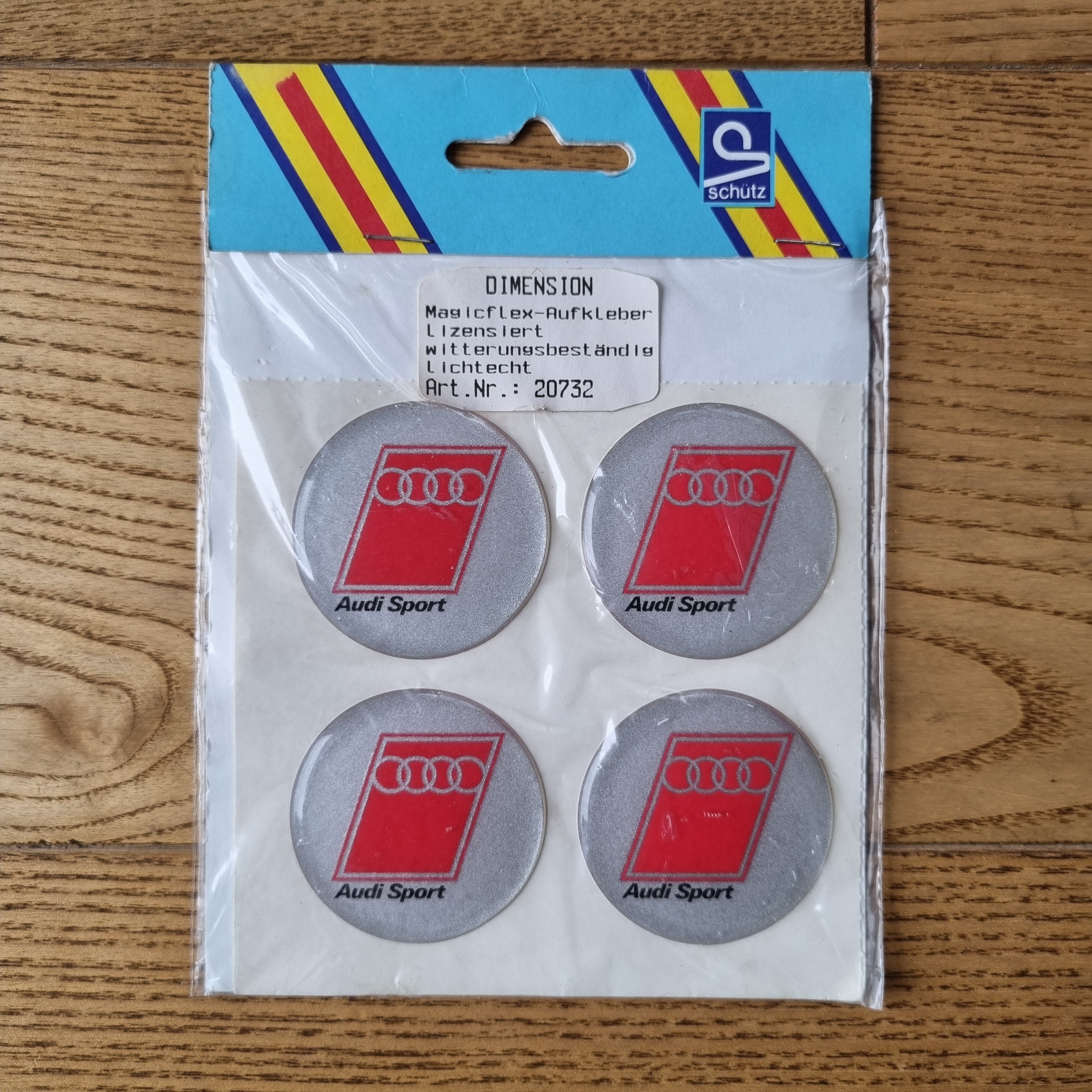 Audi Sport Wheel Cap Sticker Set (3D) – Best VW Parts
