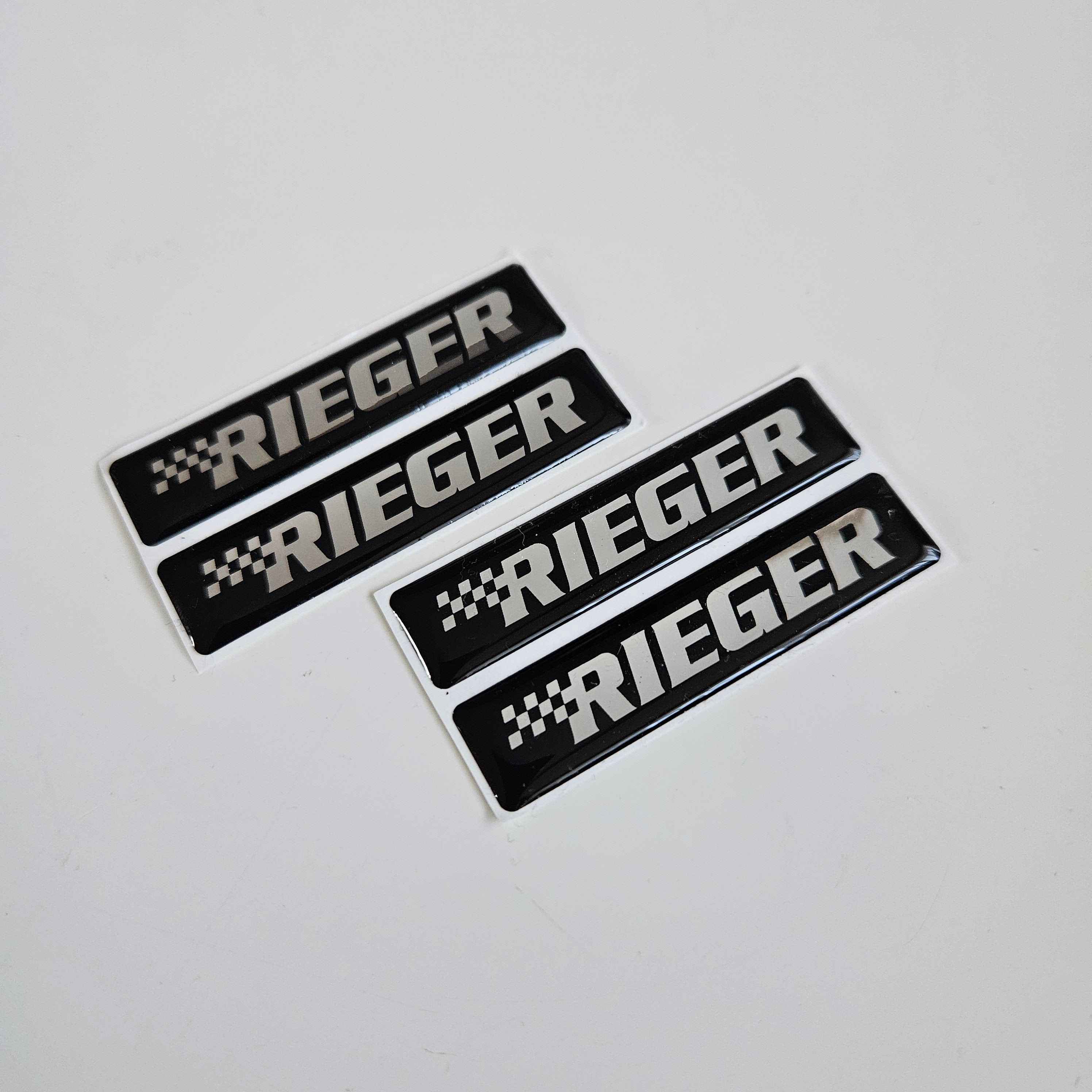 Rieger 3D Sticker Set (4 pieces) – Best VW Parts