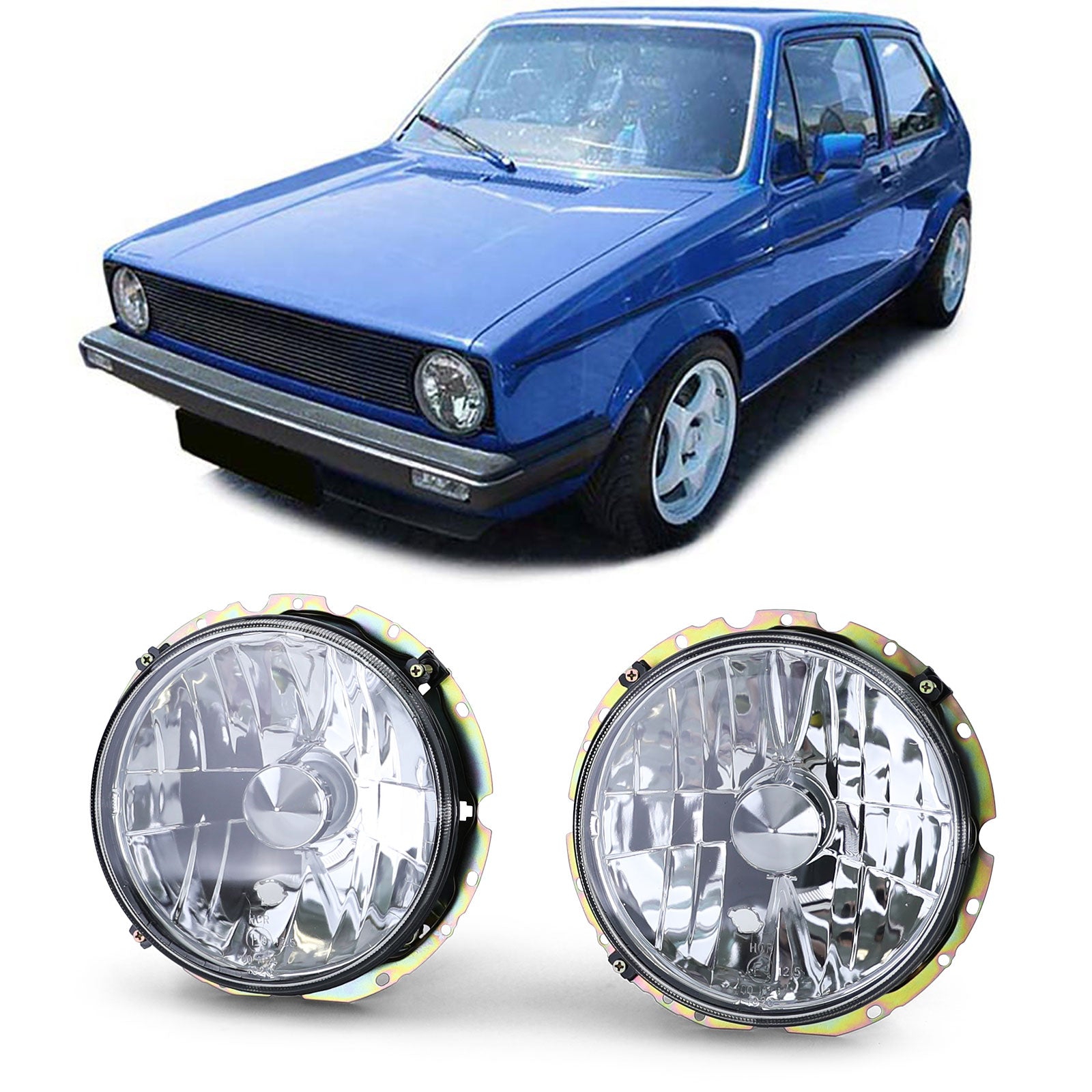 Crystal Clear Headlight Set Golf Mk1 – Best VW Parts