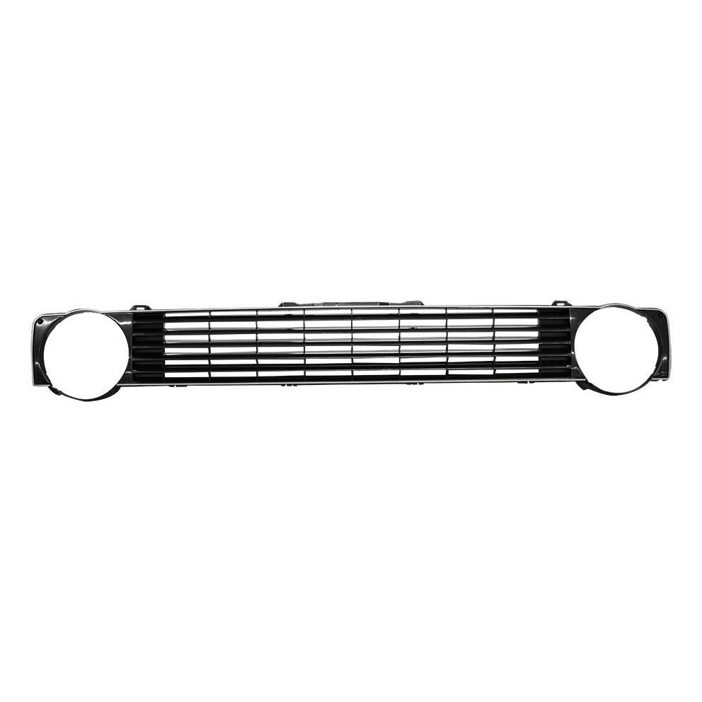 GL Look Silver Stripe Badgeless Grill Golf/Caddy Mk1 – Best VW Parts