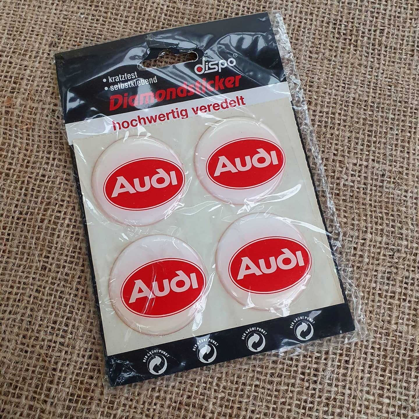 Audi Wheel Cap Sticker Set (3D) – Best VW Parts